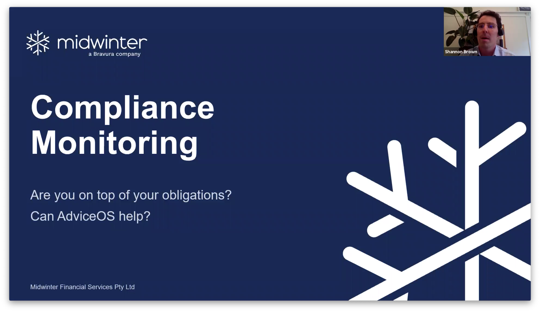 Are you on top of your AFSL monitoring obligations? - Midwinter